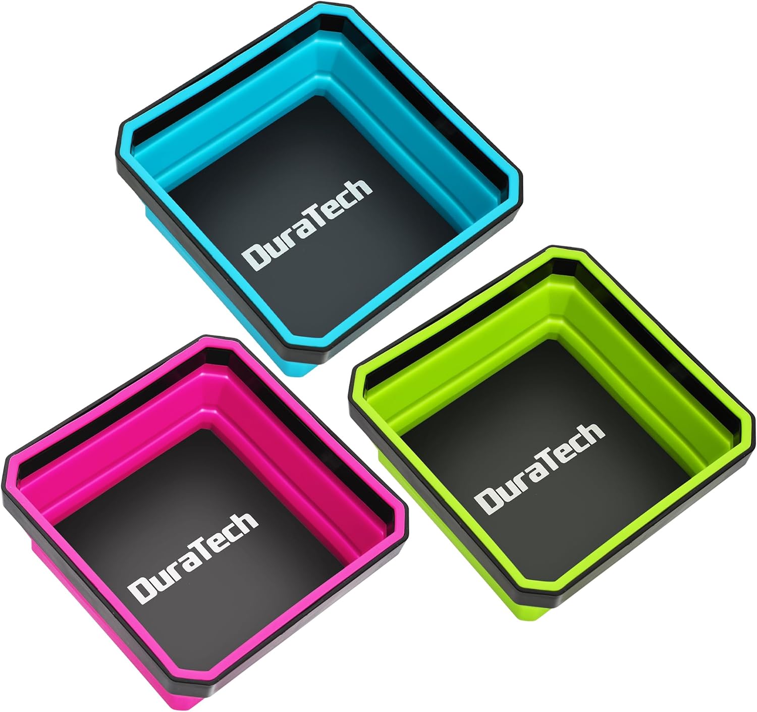Amazon.com: DURATECH Magnetic Foldable Parts Tray Set, 3 Pack ...