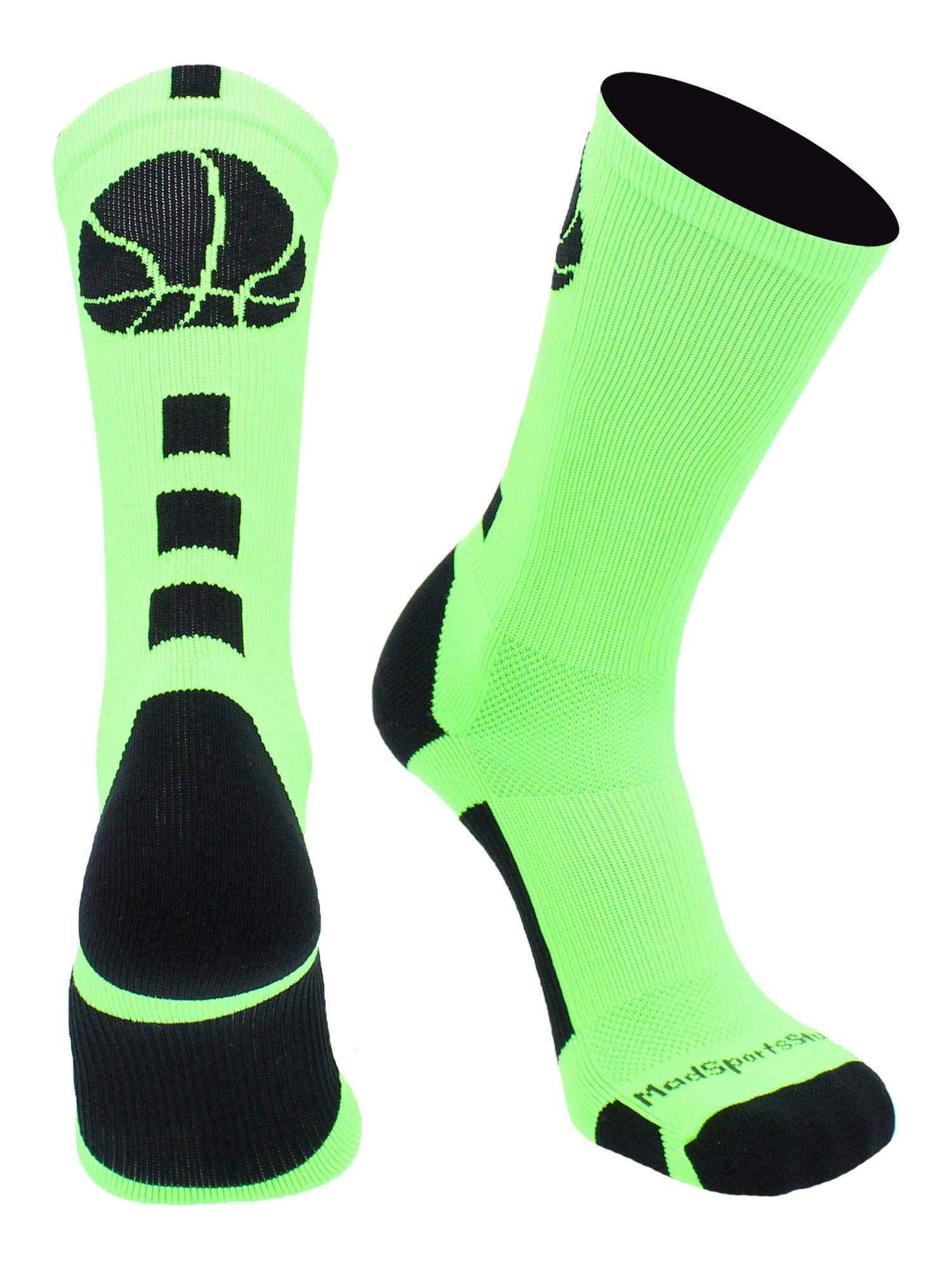 Snapklik.com : MadSportsStuff Basketball Logo Athletic Crew Socks
