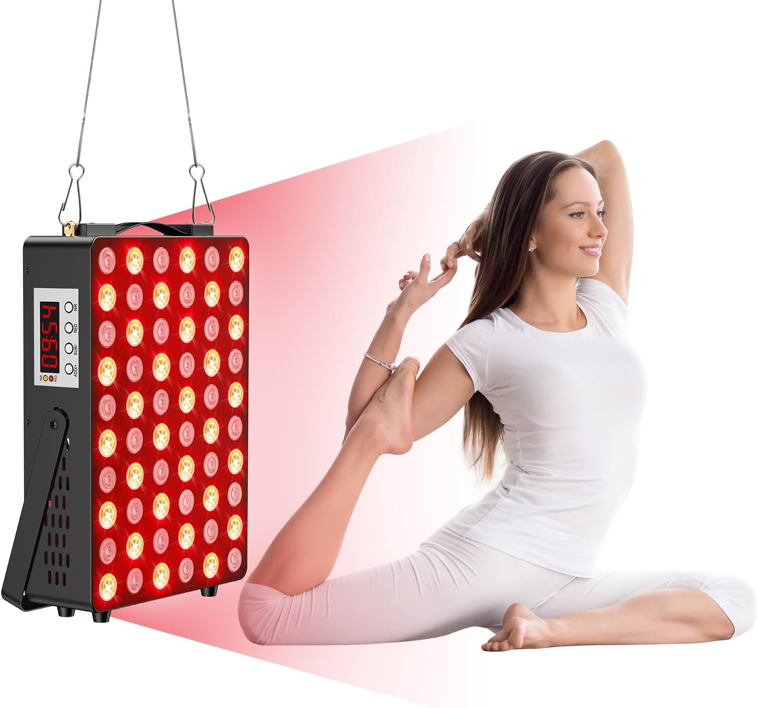 Amazon.com: Red Light Therapy for Face,Red Infrared Light Therapy Lamp ...