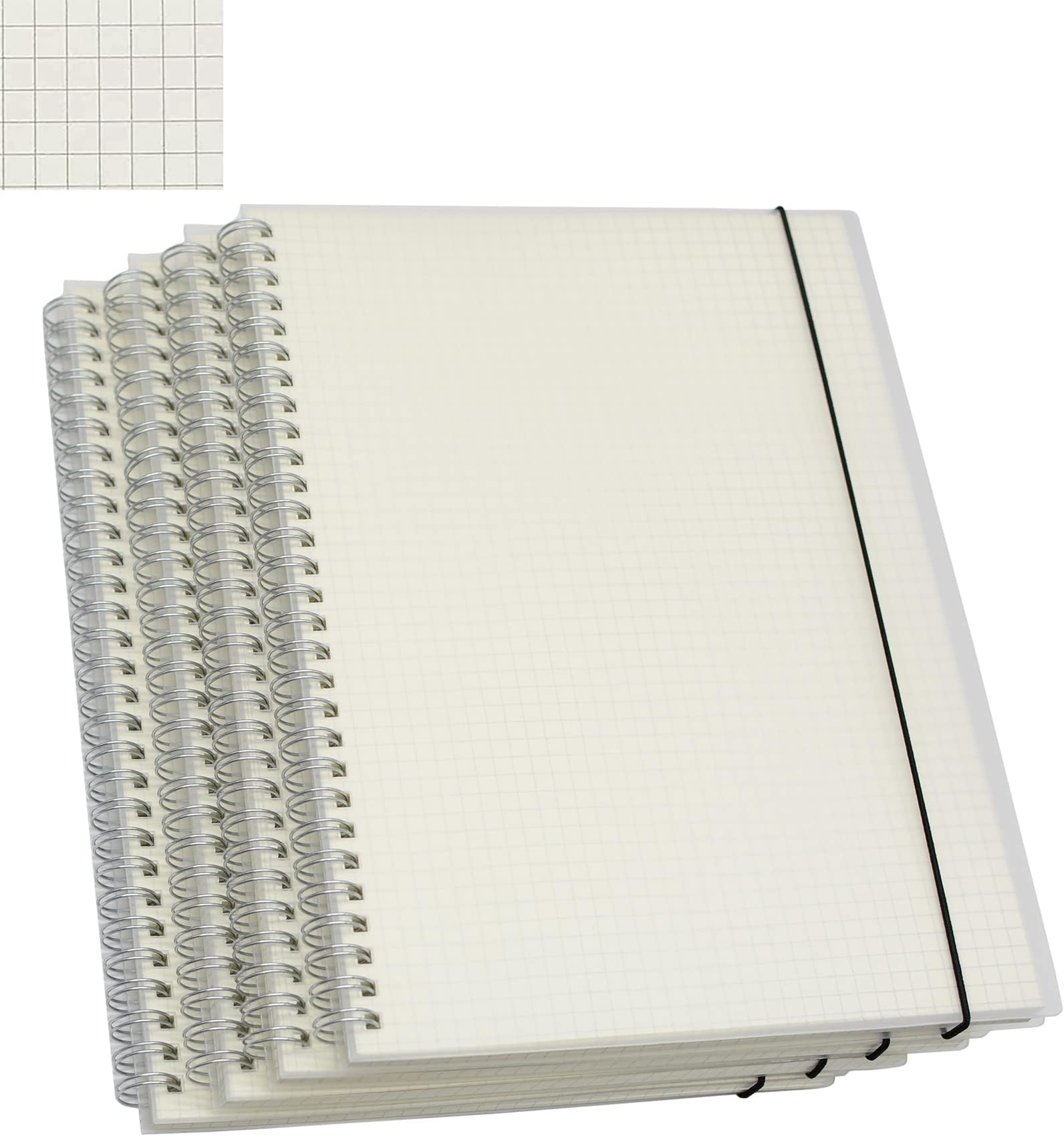 Amazon.com : Yansanido Spiral Notebook, 4 Pcs 10.1 Inch x 7.6 Inch B5 ...