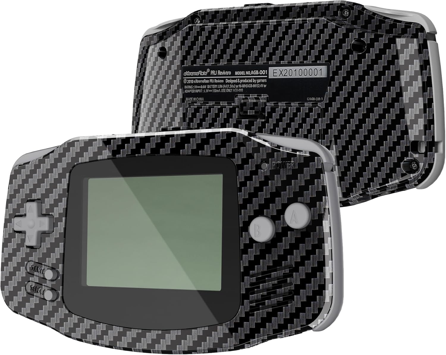 Amazon.com: IPS Ready Upgraded eXtremeRate Graphite Carbon Fiber ...