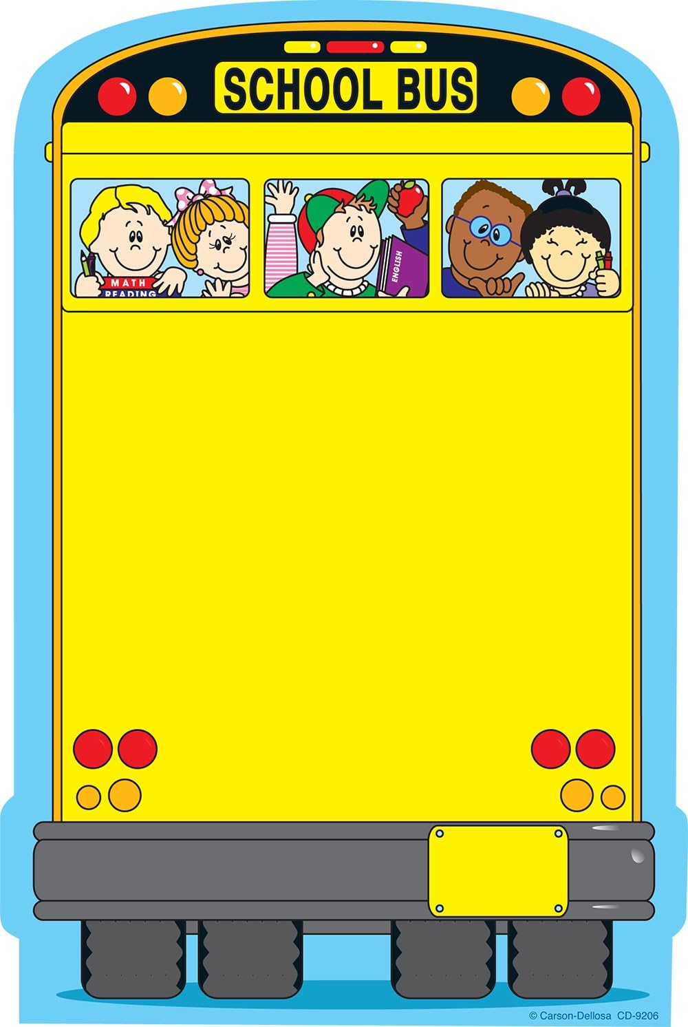 Amazon.com : Carson Dellosa School Bus Notepad (9206) : Memo Paper Pads ...