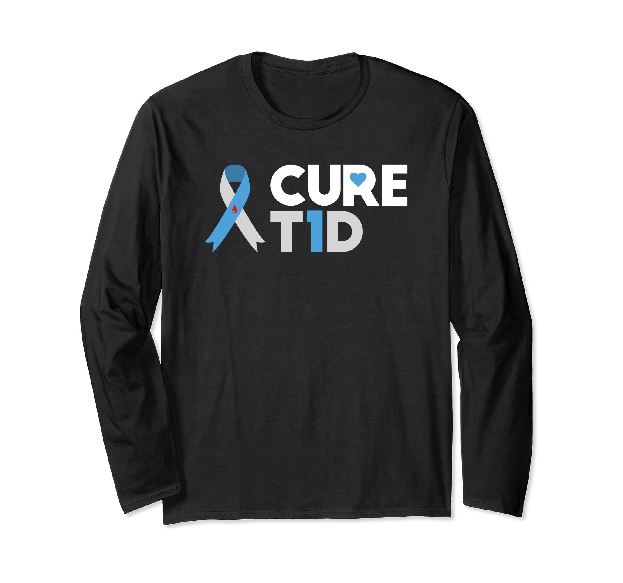 Amazon.com: Cure T1D Shirt Diabetes Awareness Type 1 Insulin Pancreas ...