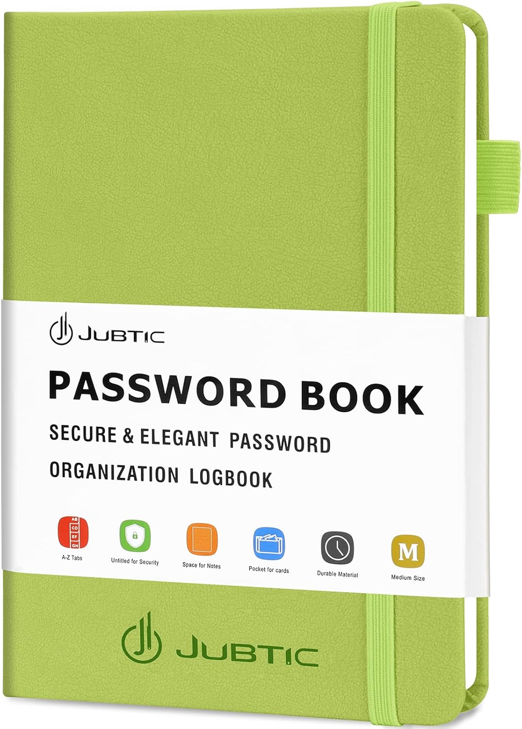 Amazon.com : JUBTIC Password Book with Alphabetical Tabs Medium Size ...