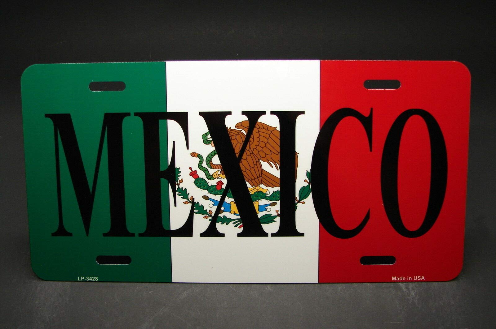Buy MNUT mexico metal aluminum car license plate bandera mexicana placa ...