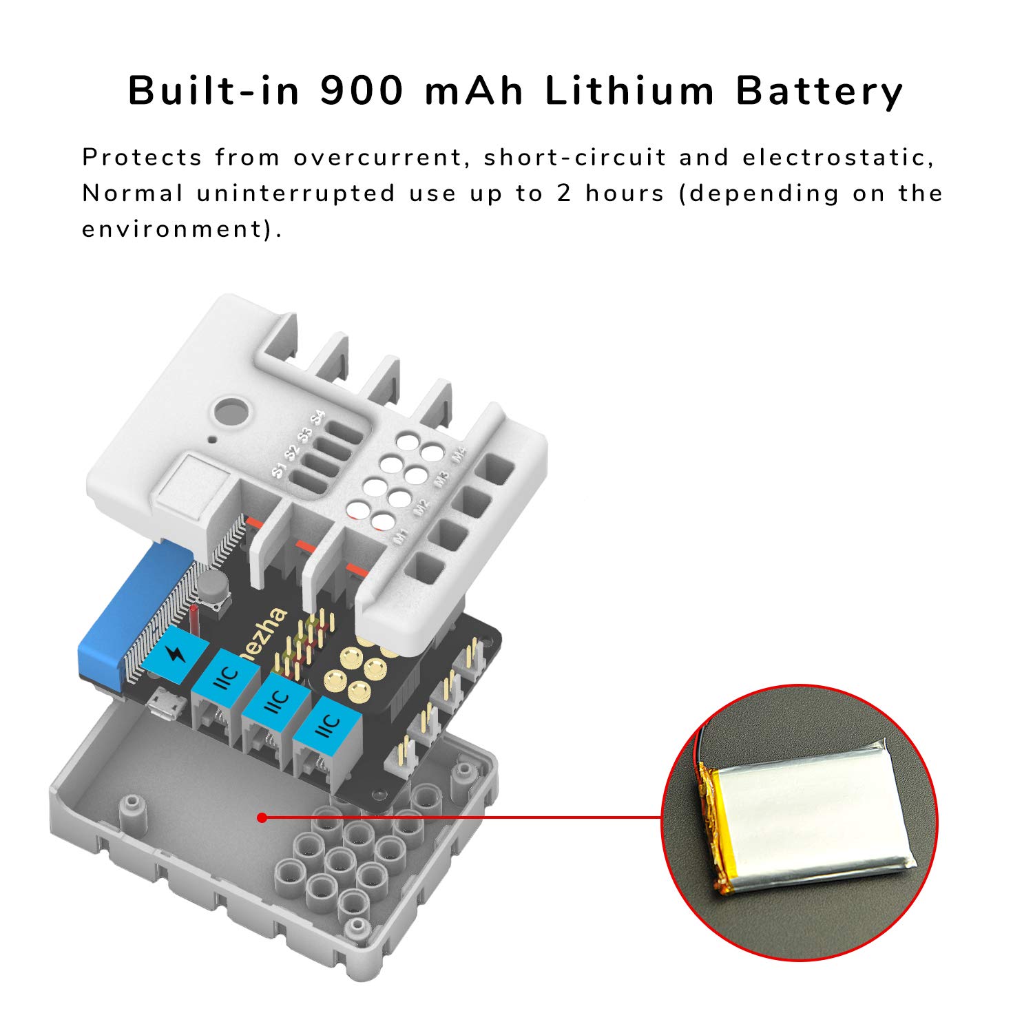 ELECFREAKS microbit Nezha Inventor Kit Sensores de ini...B08VDZPXV2 ...