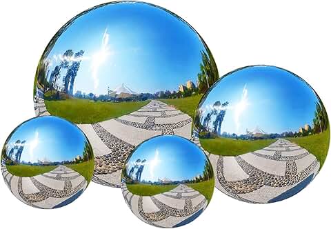 Amazon.co.uk: Gazing Balls - Gazing Balls / Garden Sculptures & Statues ...