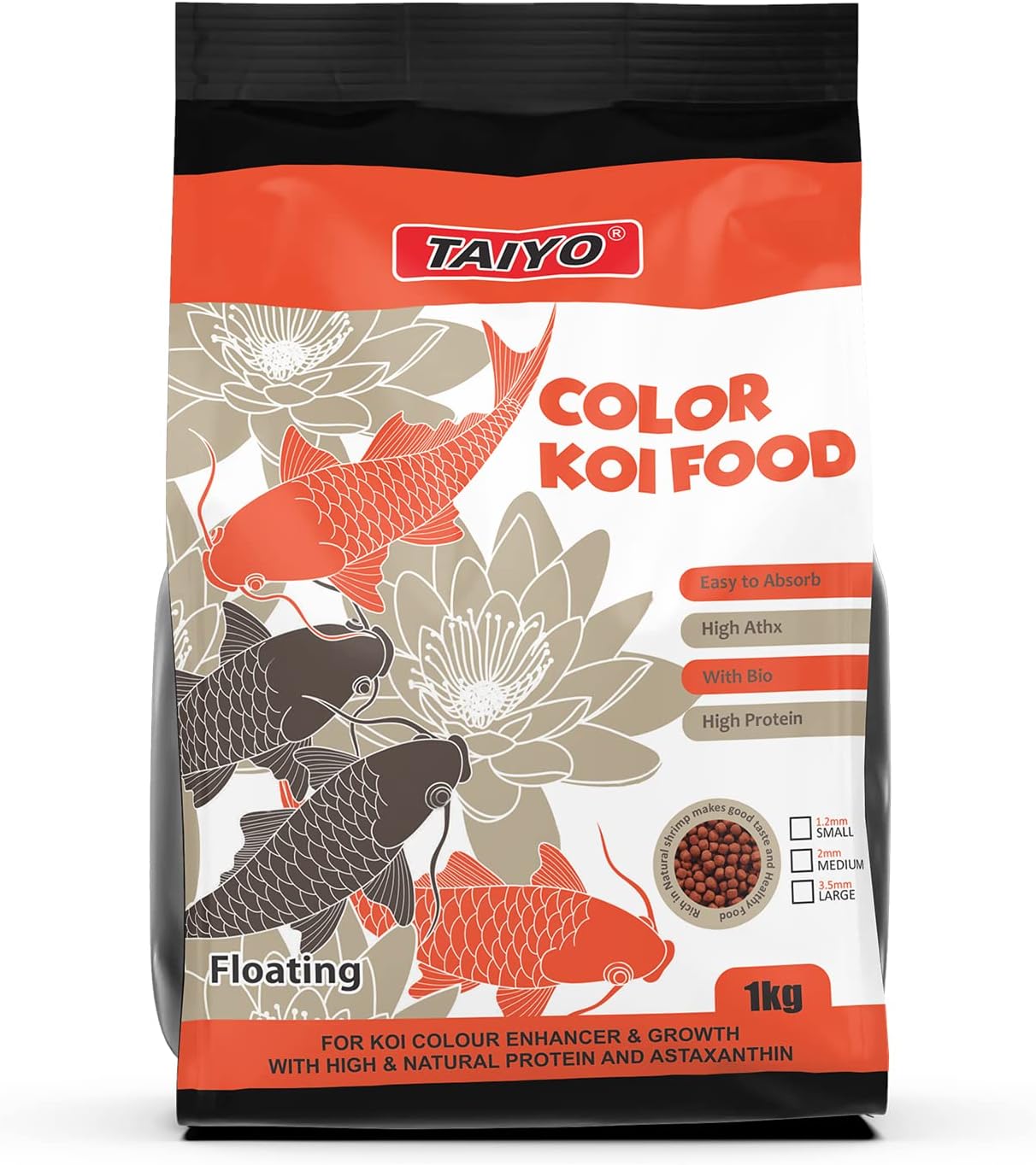 TAIYO Aini fish food , Fast Red 330g : Amazon.in: Pet Supplies