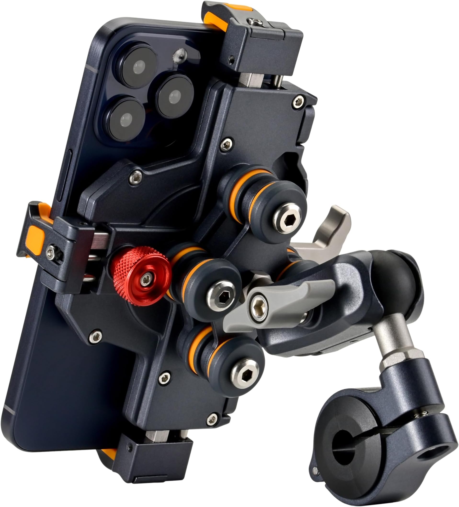 Amazon.com: Kongeeker Aluminum Motorcycle Cell Phone Mount with ...
