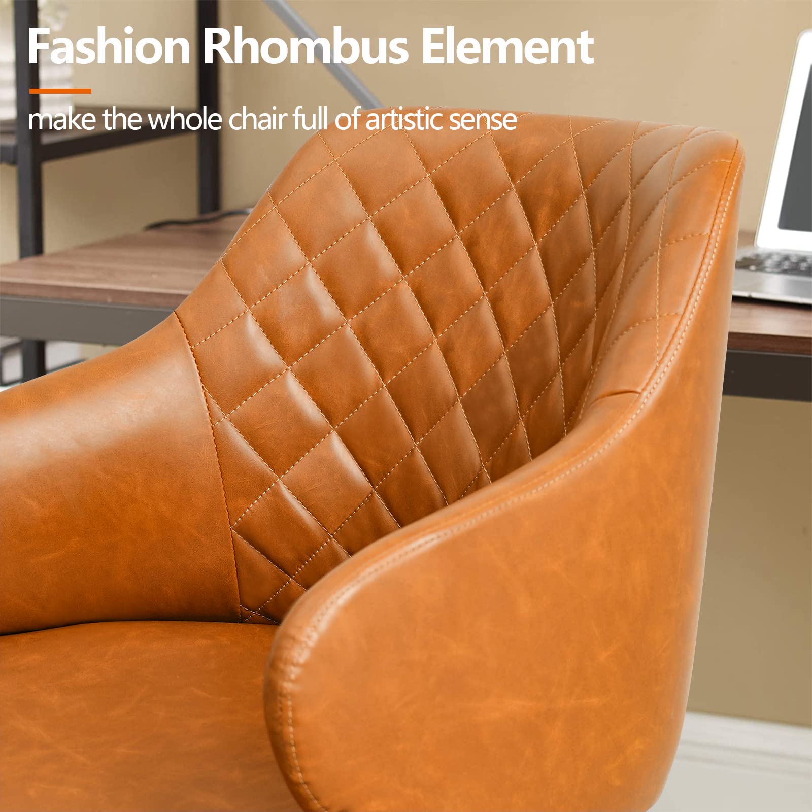 Brown Leather Office Chair