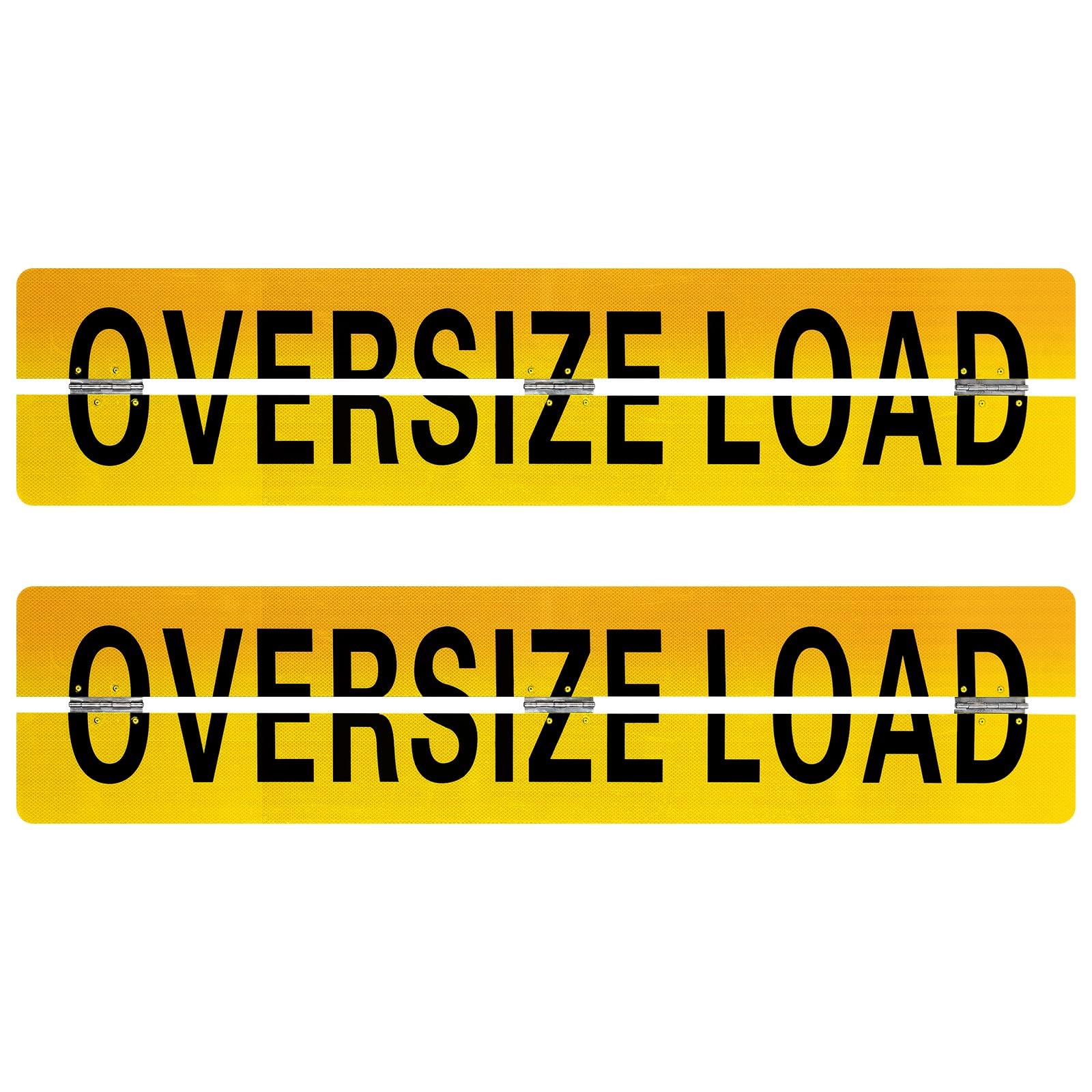 Amazon.com: Yaocom Oversize Load Sign 12" x 60" Hinged Aluminum Wide ...