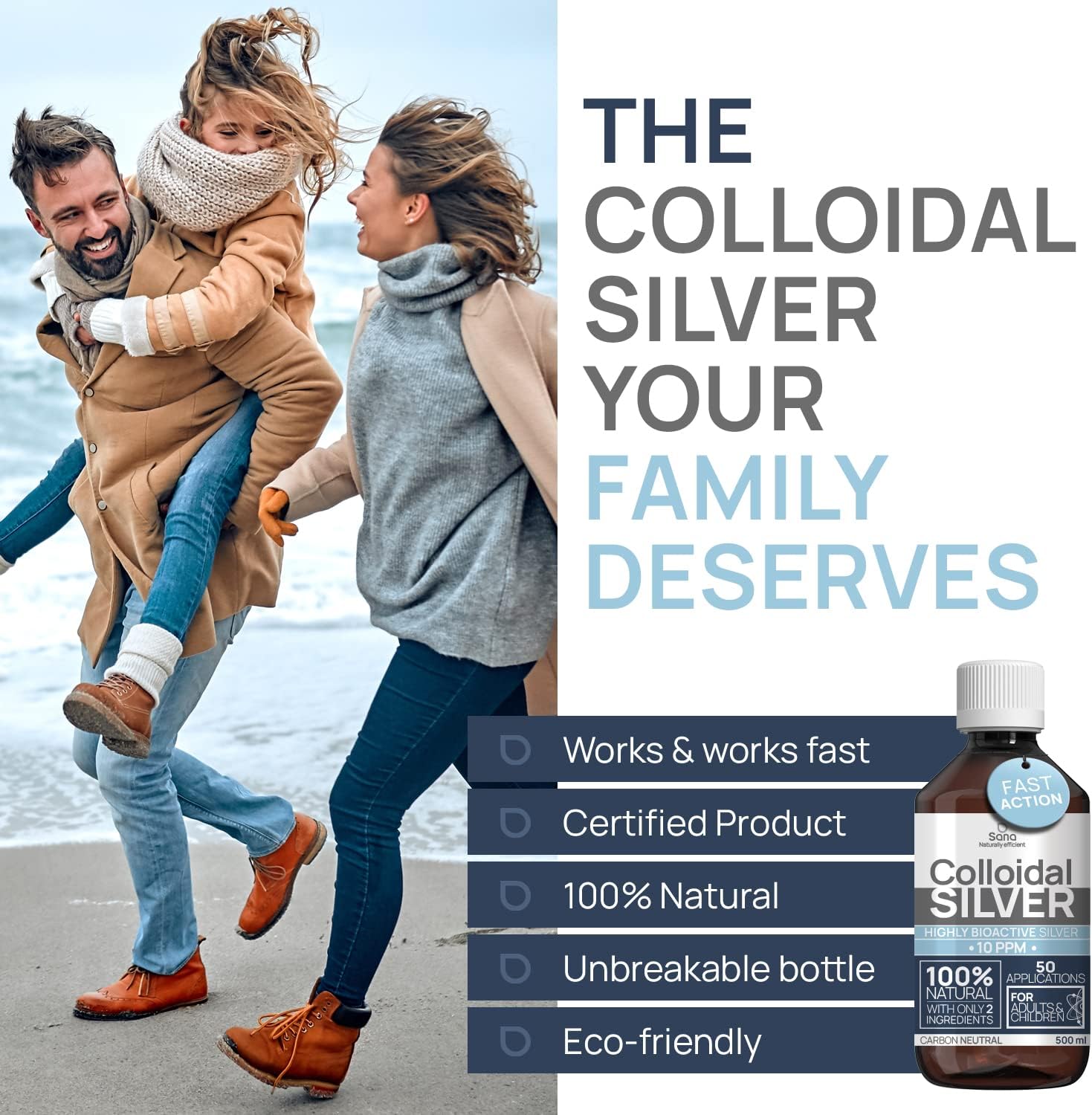 Líquido de plata coloidal 8 fl oz 10 PPM – Agua de plata hidrosol ...