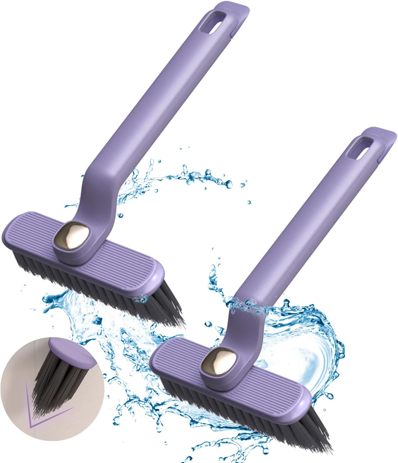 Amazon.com: GEBUTP 2pcs Crevice Cleaning Brush, Rotating Crevice ...