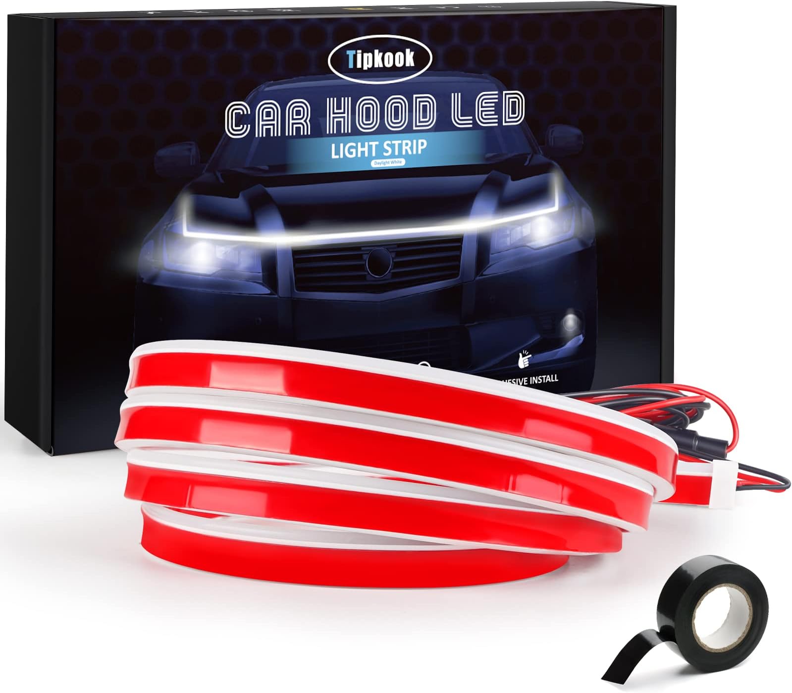 Amazon.com: Car Hood Light Strip,70 Inches Tipkook Dynamic Hood Light ...
