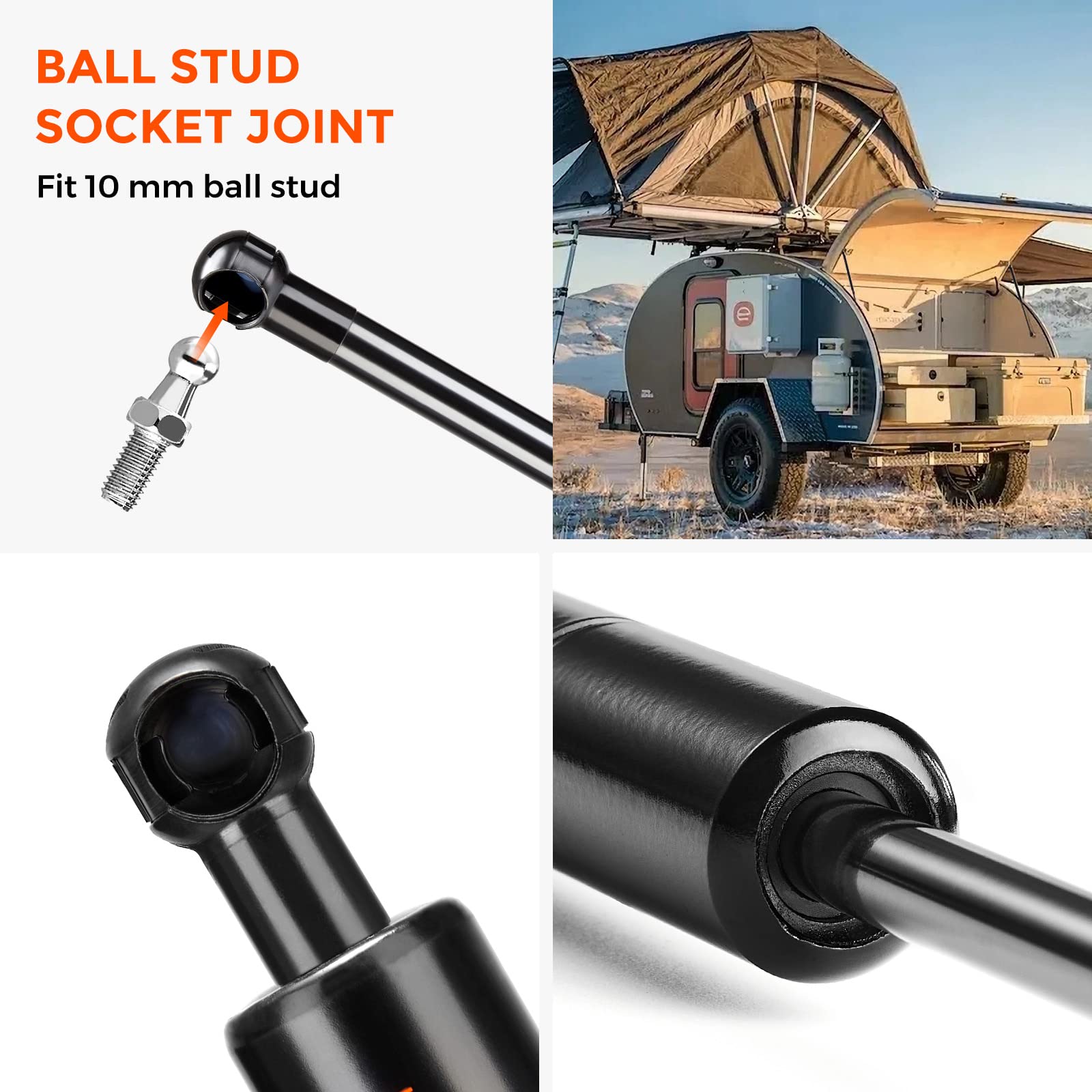 Snapklik.com : PAMAGOO ST270M100 27 Inch Gas Strut 100 Lbs 445 N Per ...