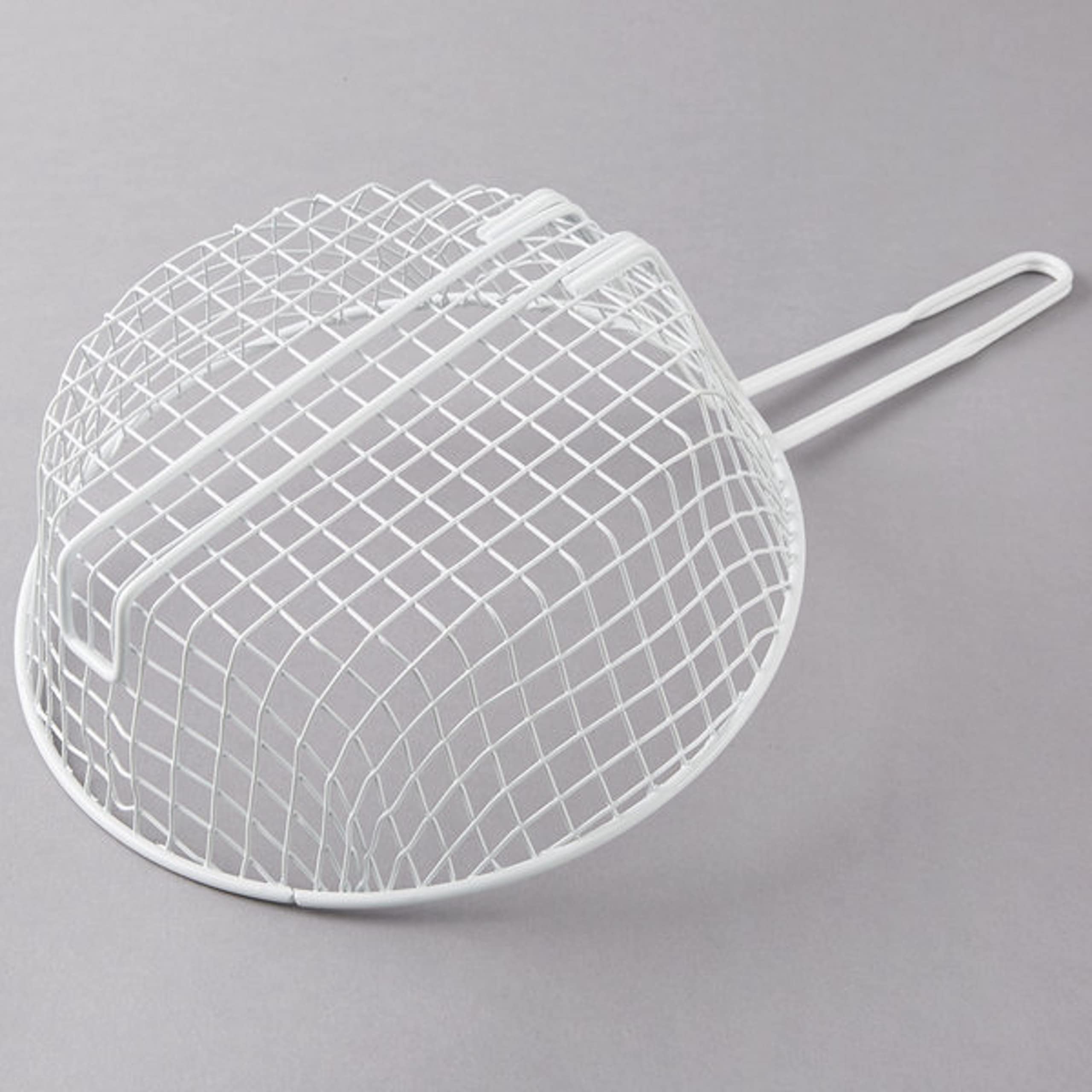 Snapklik.com : 8” Round Breading Basket Coarse Mesh 3" Deep- Culinary ...