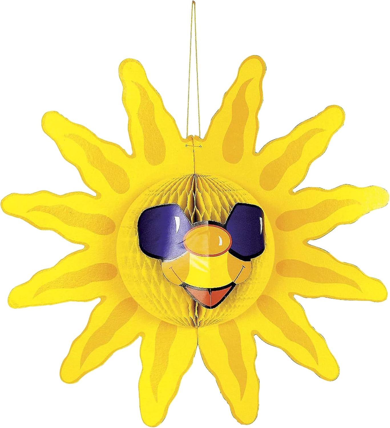 Amazon.com: Fun Express Tissue Sun Party Decoration - Vibrant Sun ...