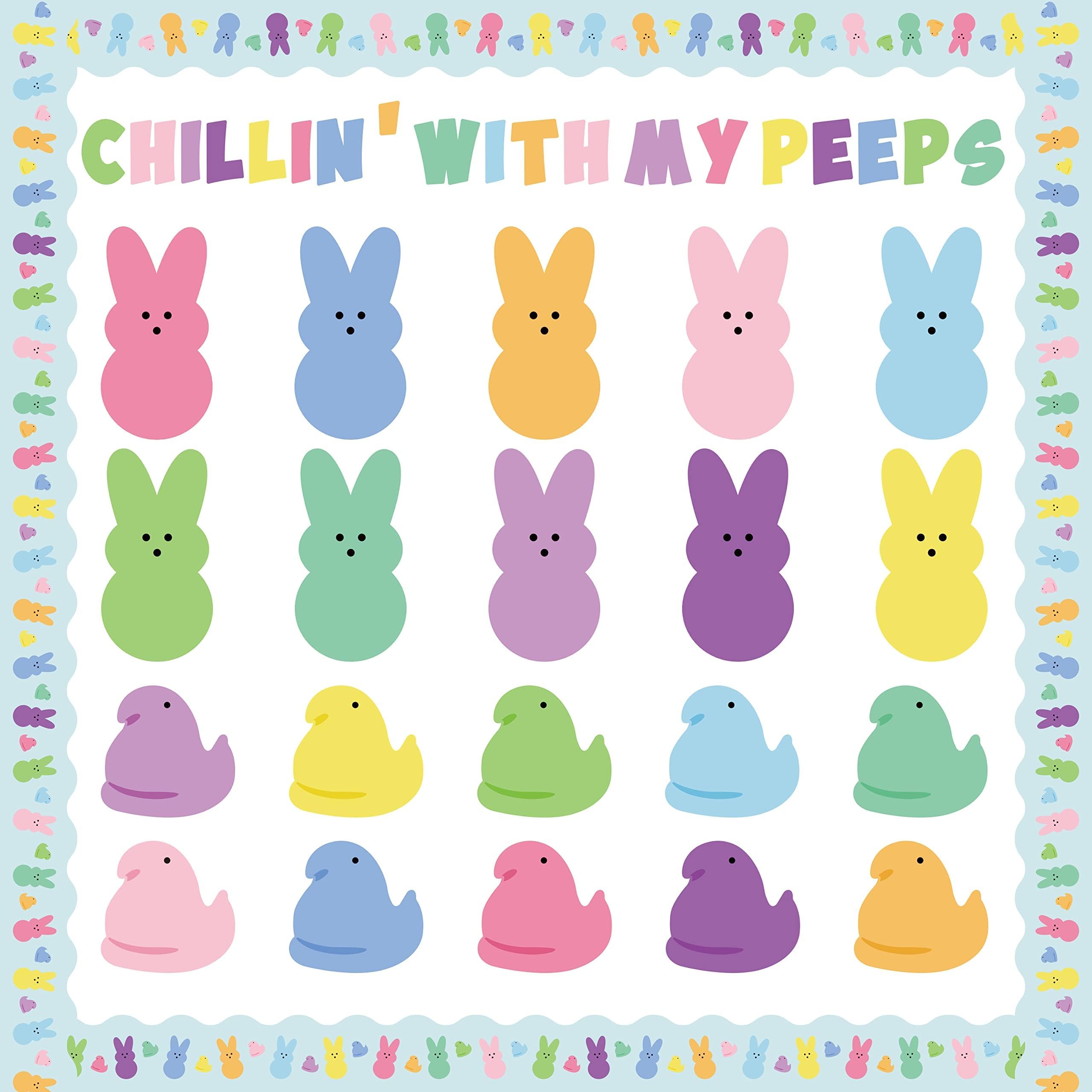 Snapklik.com : AsodSway Easter Bunny Bulletin Board Cutouts - 119Pcs ...