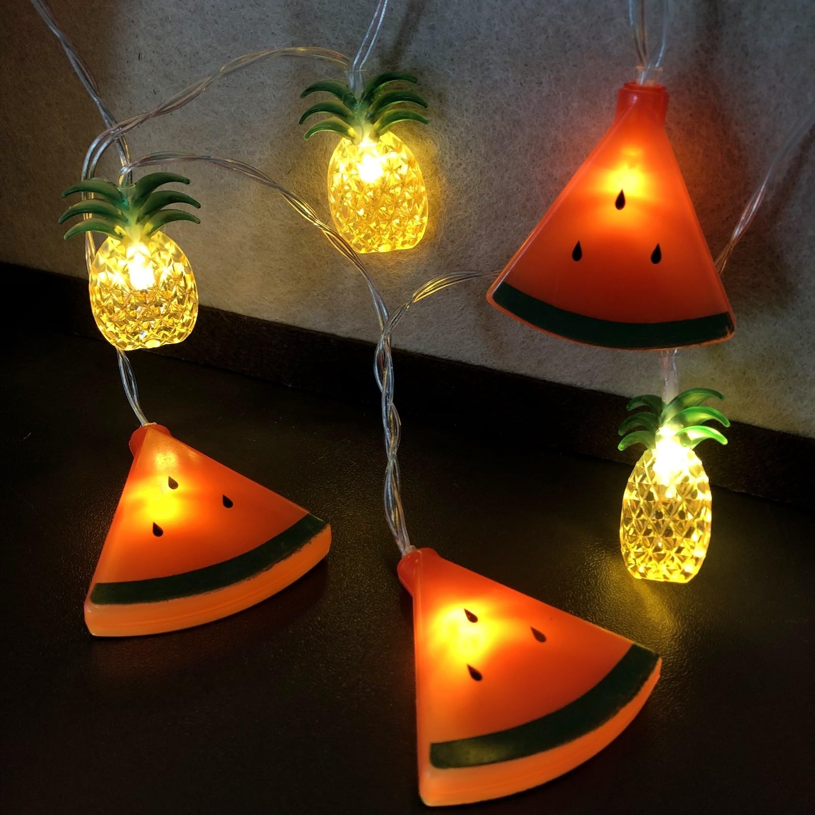 Pineapple Outdoor String Lights Vigdur 2 Packs Pineapple String Lights