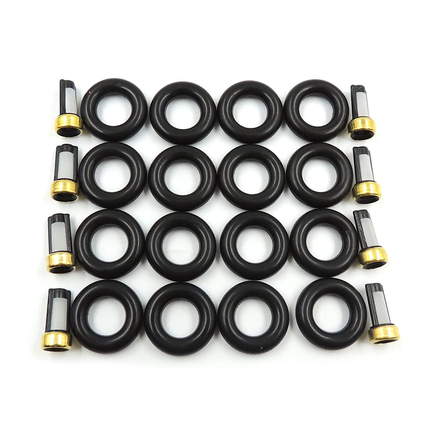 O-rings And Pintle Caps TUYOMEII Fuel Injector Seal Kit - 8 Set With O ...
