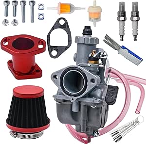 Amazon.com: JDLLONG VM22 212cc Carburetor Fit for Mikuni 22mm Carb ...