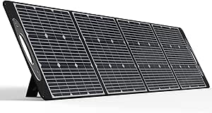 OUKITEL 200W Panneau Solaire Portable adapté Groupe Electrogene Solaire, 21V Monocristallin ...