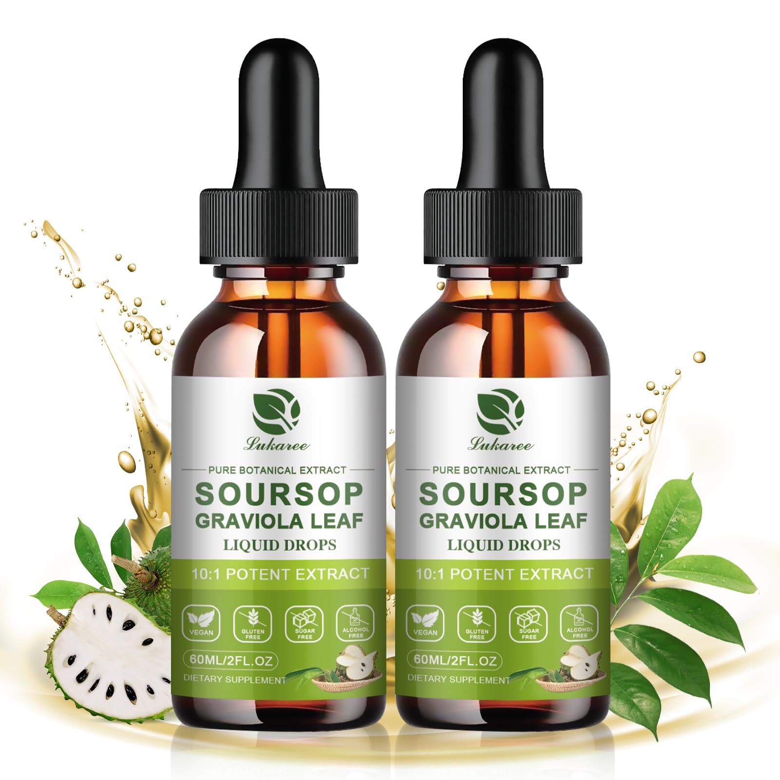 Snapklik.com : Lukaree Pure Soursop Graviola Leaf Extract For Immunity ...
