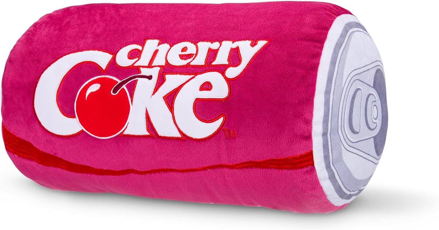 Amazon.com: Cherry Coke, 15" Novelty Plush Can, Dorm Decor, Squishy ...