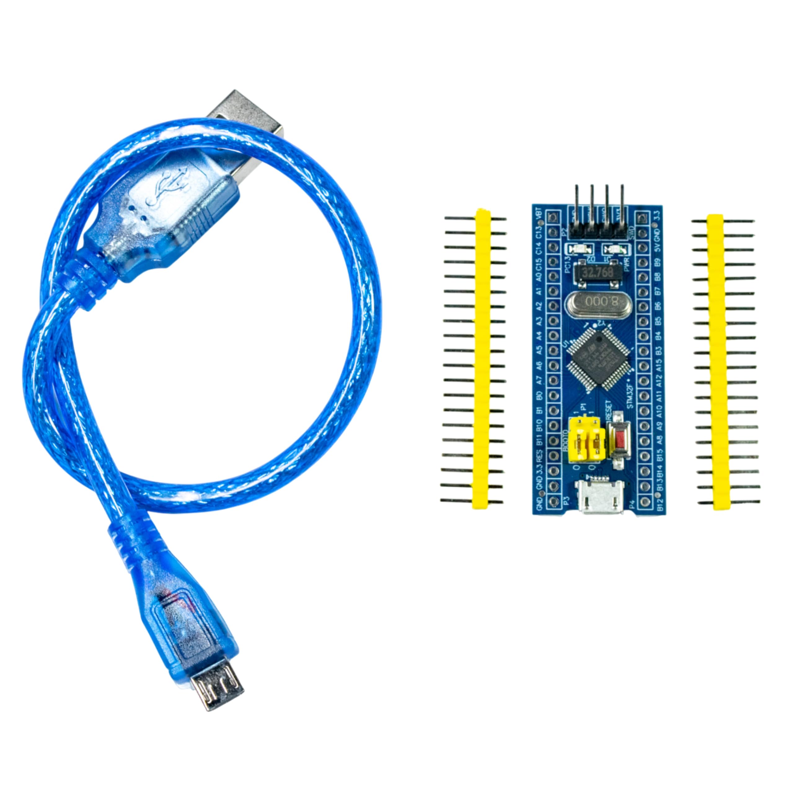 RMC Traders STM32F103C8T6 Development Board with USB Micro Interface ...