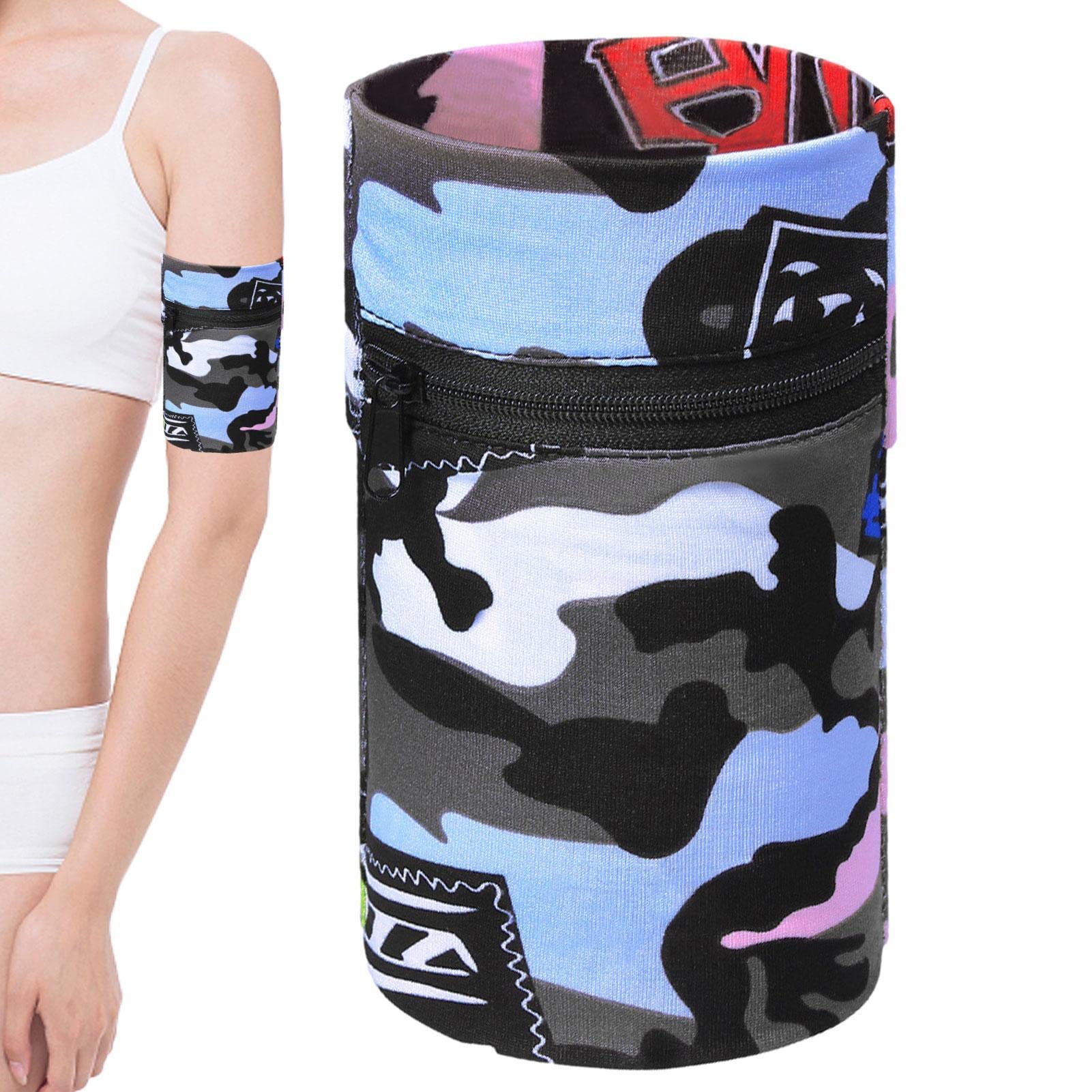 Amazon | スポーツウェア - リストポーチ,リストスウェットバンド リストウォレット リストバンド ジッパー付きポケット - リスト ...