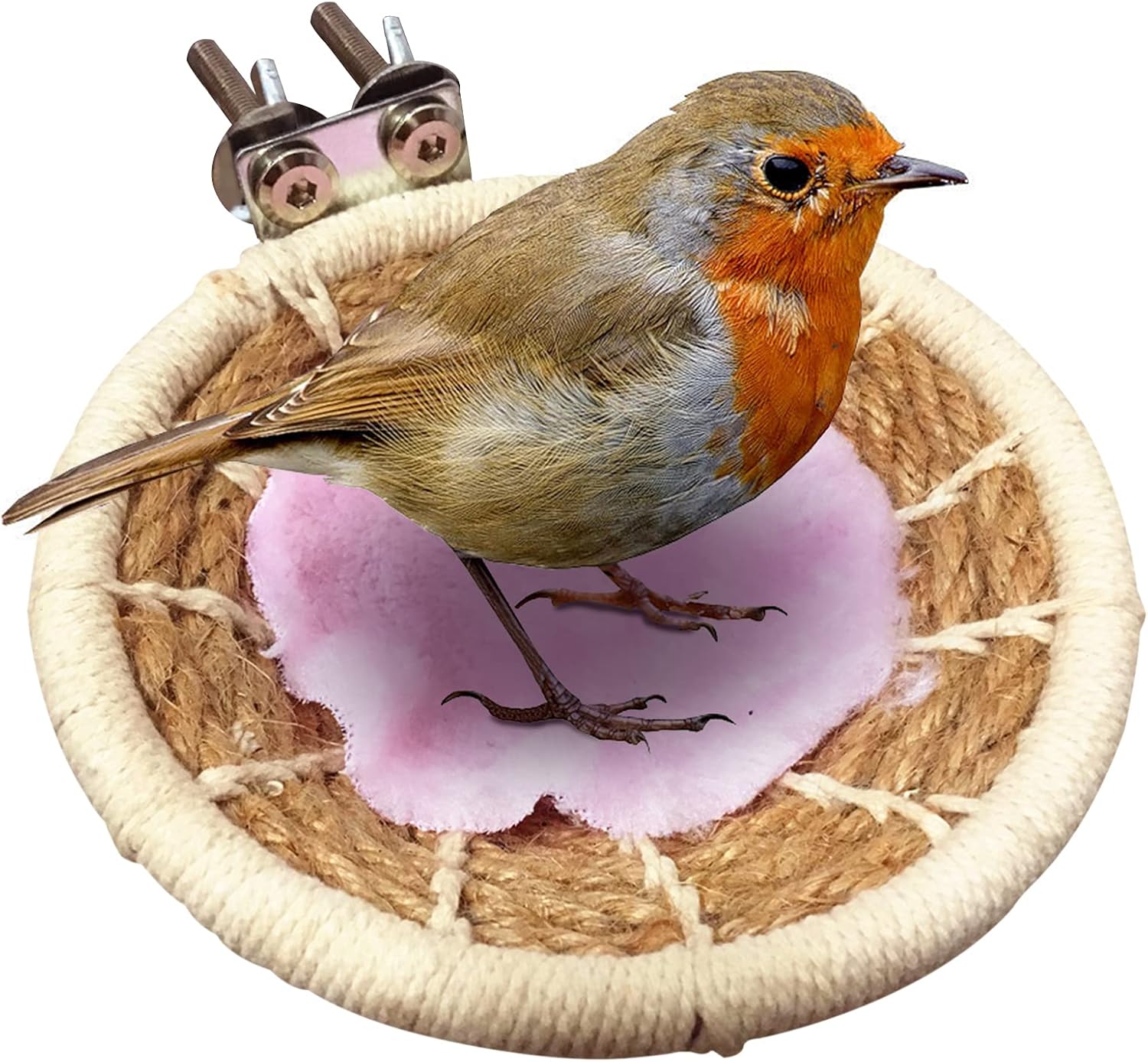 Bird Nest for Cage Hemp Rope Weave Bird Breeding Nest 11.5cm Cage ...