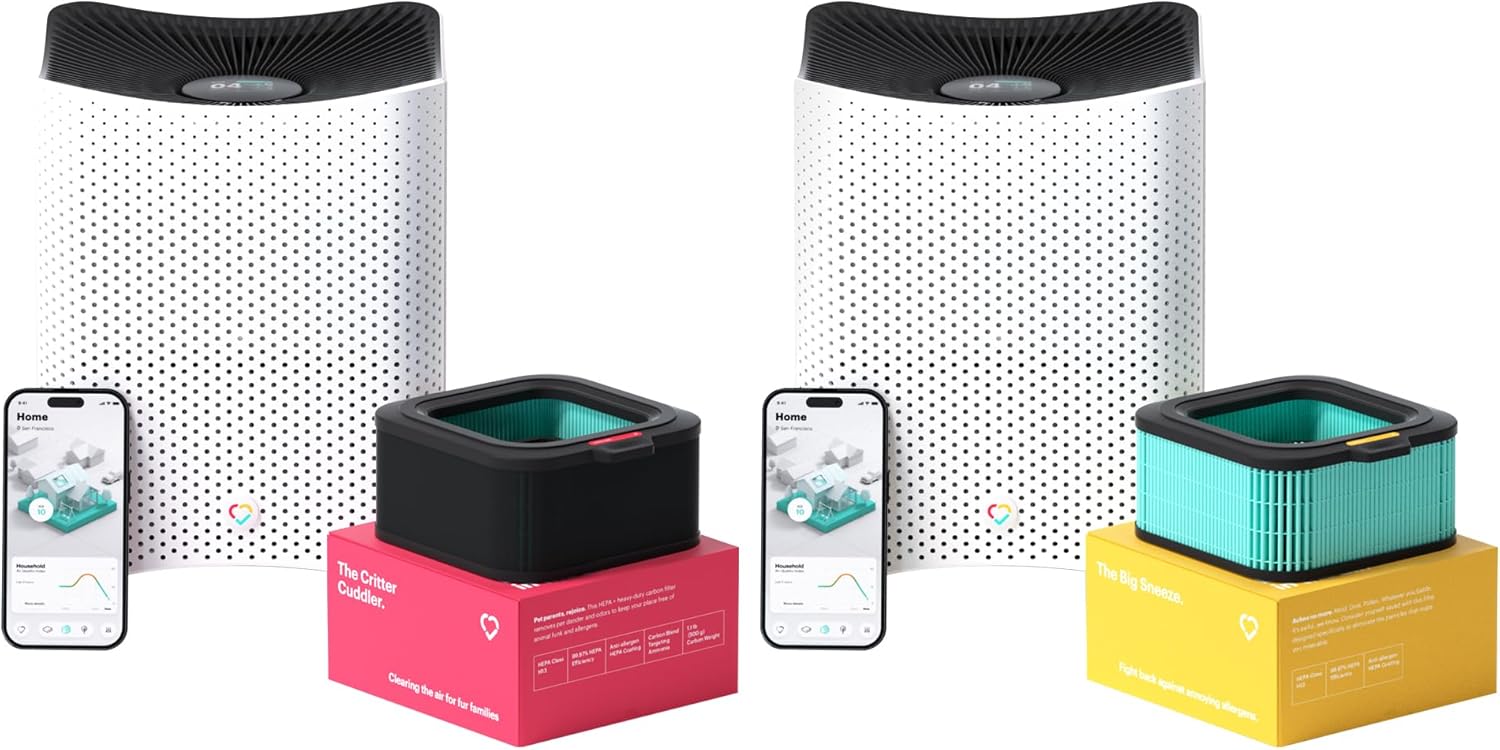 Amazon.com: Mila Smart Home Air Purifier Duo Bundle with Critter ...