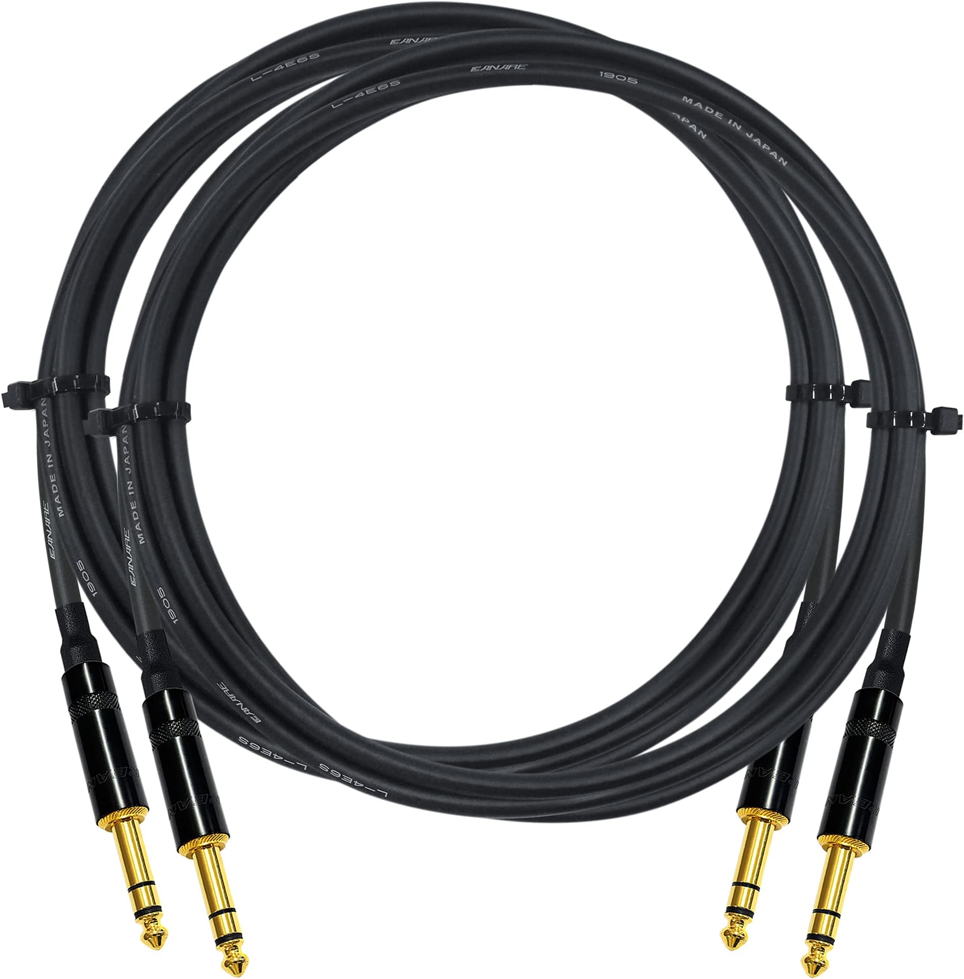Amazon.com: 4 Units - 4 Foot - Canare L-4E6S Star Quad, Patch Cable ...