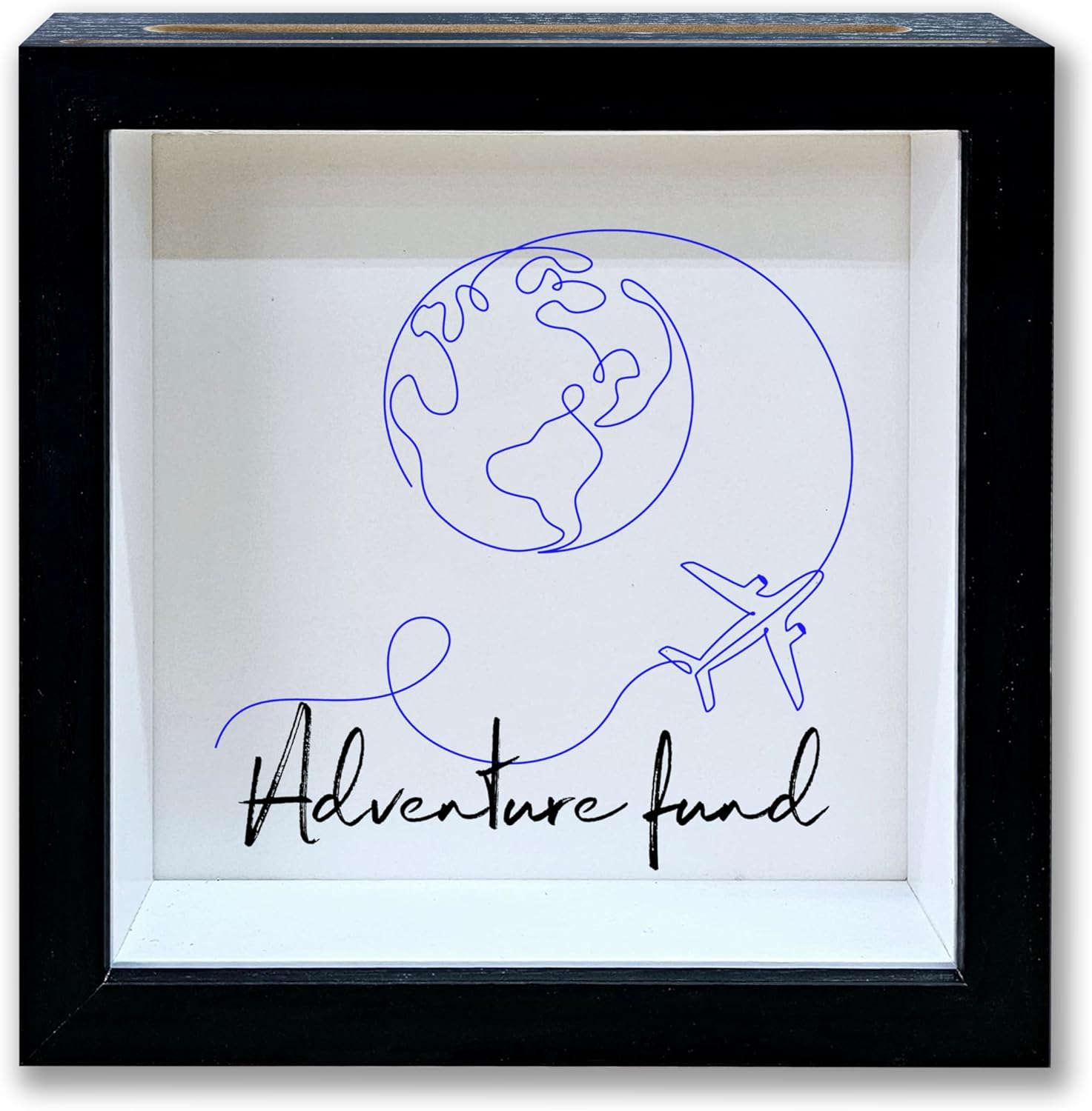 Amazon.com - Adventure Fund Black Shadow Box Frame, Honeymoon Fund Box ...