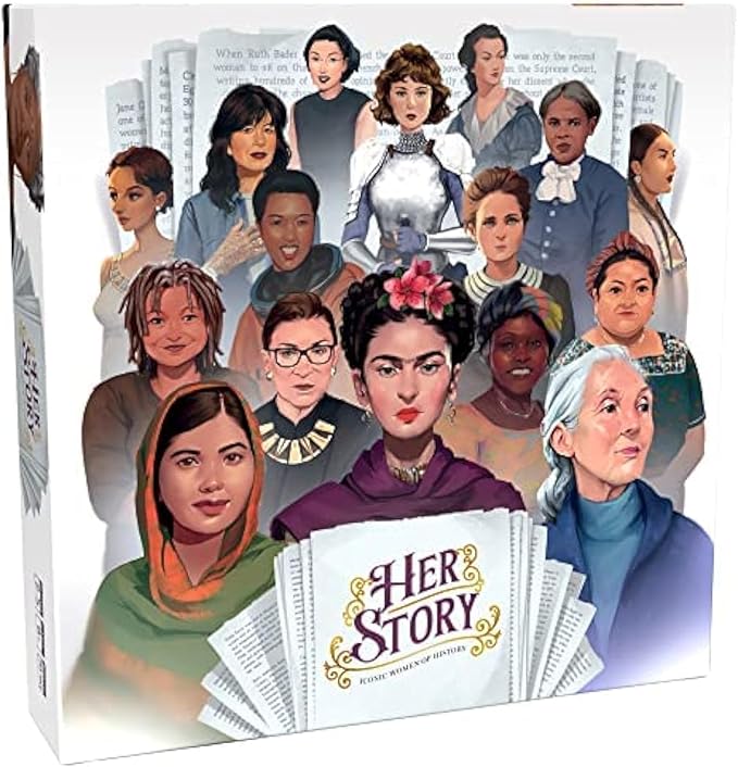 Amazon.com: Herstory: The Board Game of Remarkable Women for Family ...