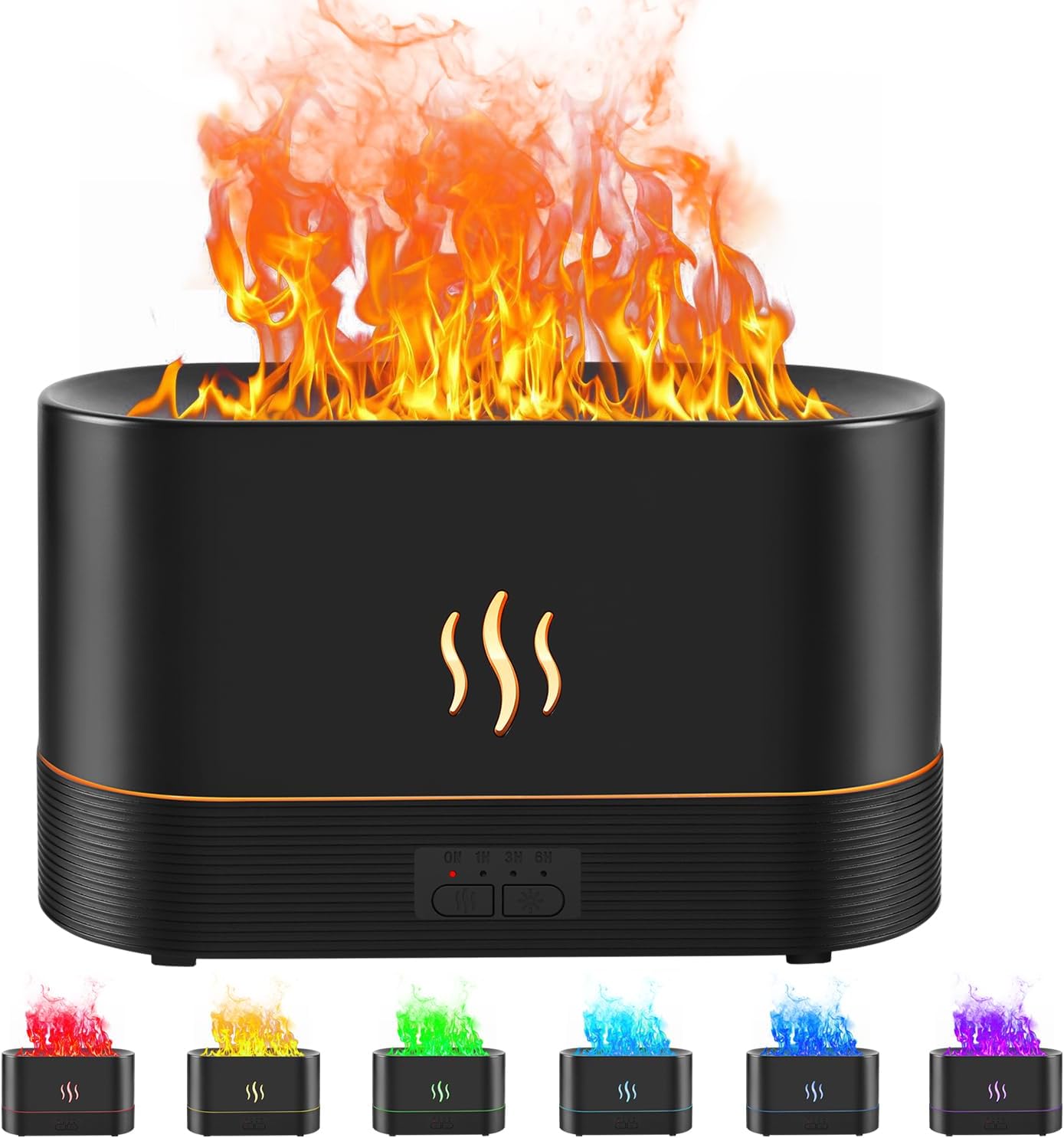 Amazon.com: Flame Air Diffuser Humidifier,Upgraded Scent Diffuser for ...