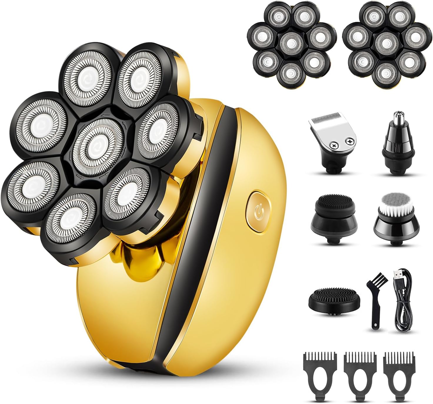 Amazon.com: VOTMONI 8D Head Shavers for Bald Men Electric Razor for Men ...