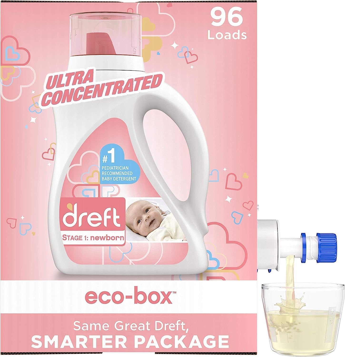 Amazon.com: Dreft Stage 1: Newborn Baby Liquid Laundry Detergent, 32 ...