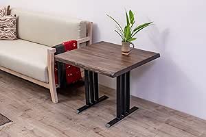 Amazon.com: The Table Company SE1 Side Live Edge Plank 30x30 Sand ...