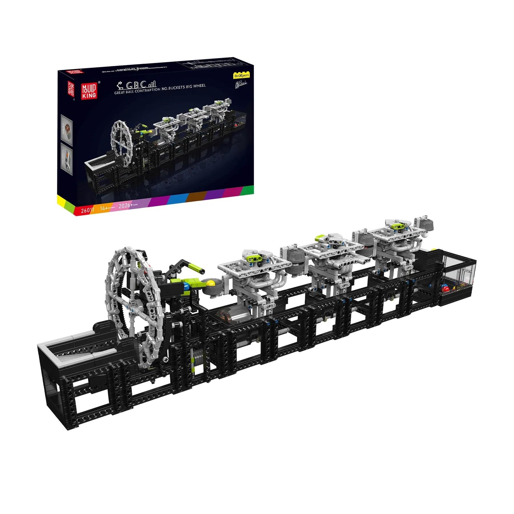 Mould King Buckets Big Wheel marble Run All Round Fun Model 2026/pcs ...