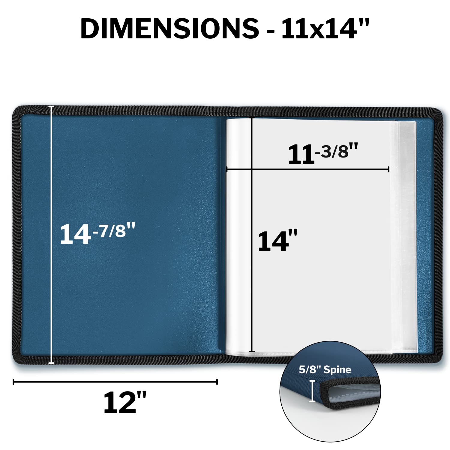 Snapklik.com : Dunwell Large Art Portfolio 11x14 (Blue) - Portfolio ...