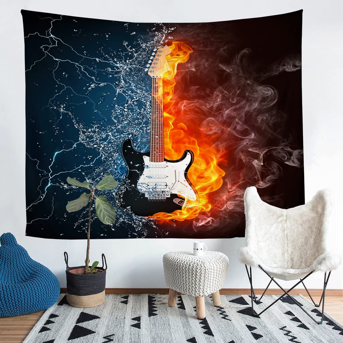 Carta Da Parati Con Poesia Di Fuoco E Ghiaccio