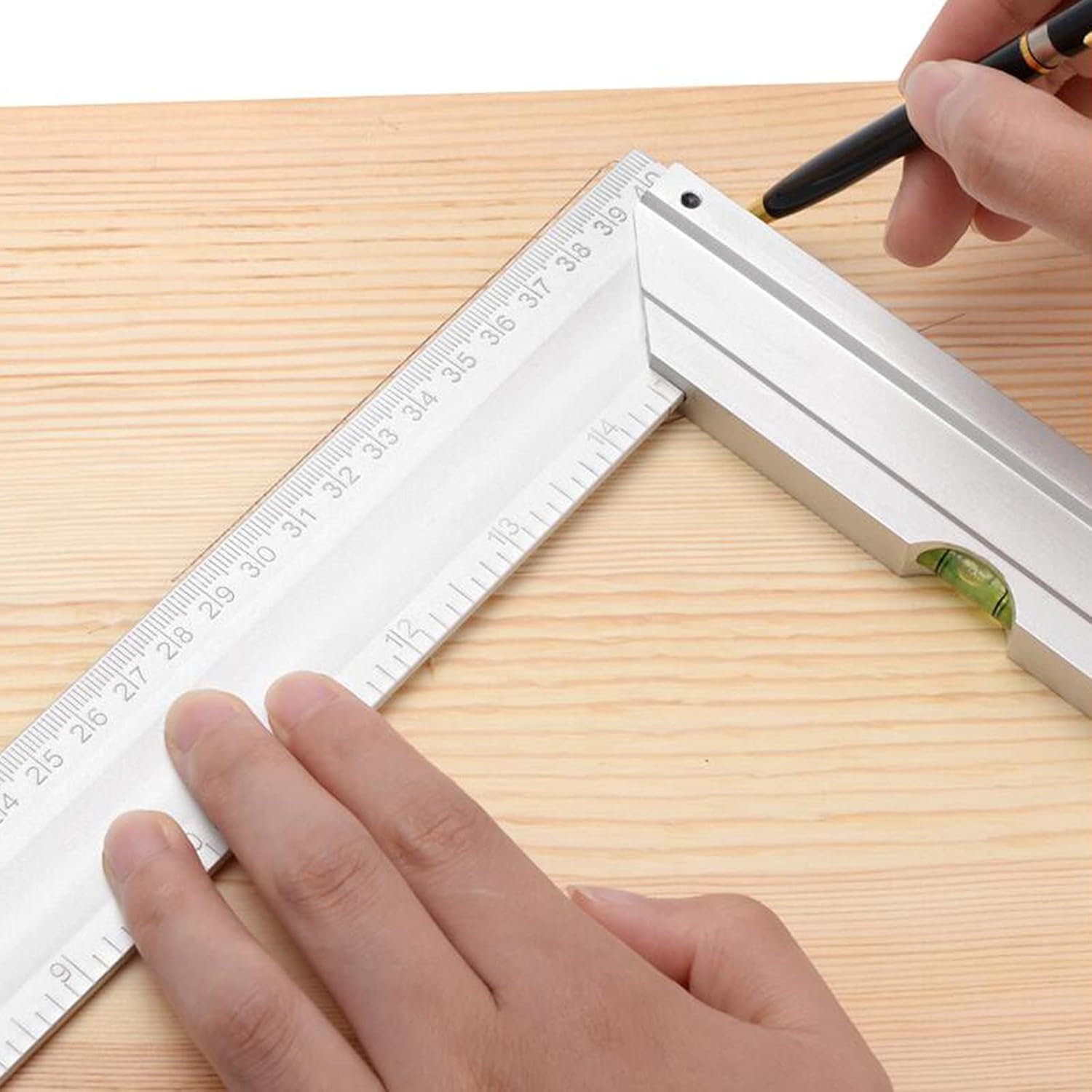 Right Angle Ruler Combination Set Square Stainless Steel Ruler Tool ...