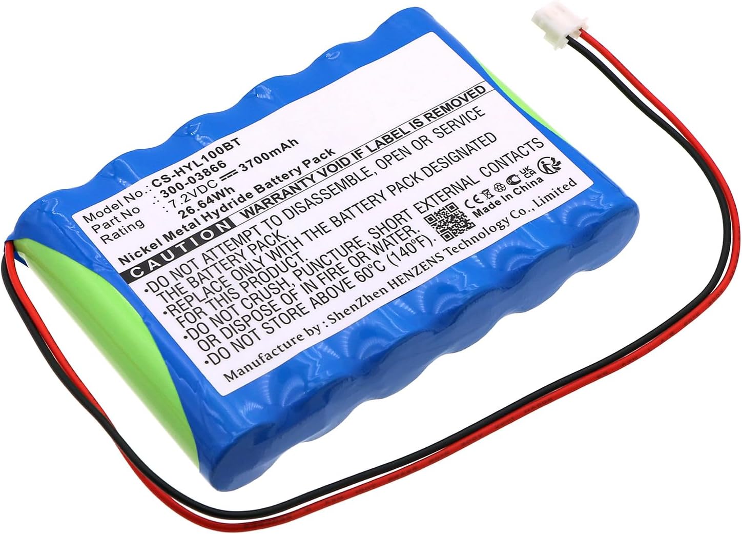 Amazon.com: Mihobatt 300-03866 7.2V 3800mAh Battery Replacement for ...