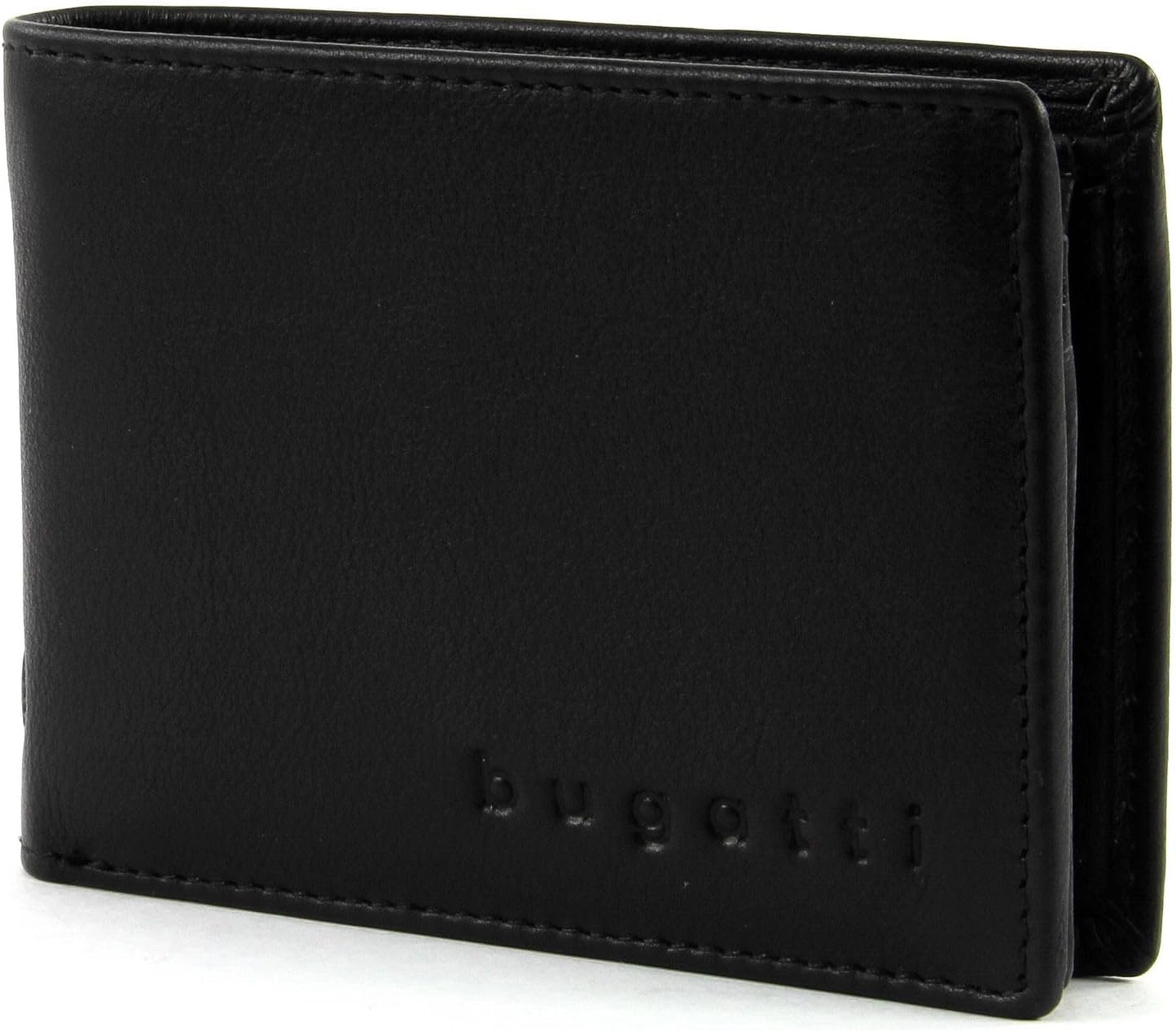 bugatti City Line RFID Coin Wallet with Flap 4CC Black : Amazon.de: Fashion