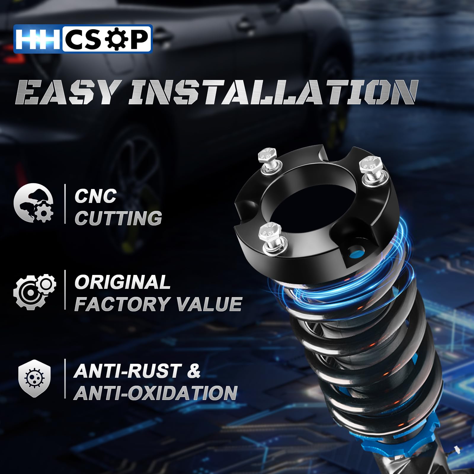 3" Front + 2" Rear Leveling Lift Kits for Toyota Tacoma 2WD/4WD 2005 ...