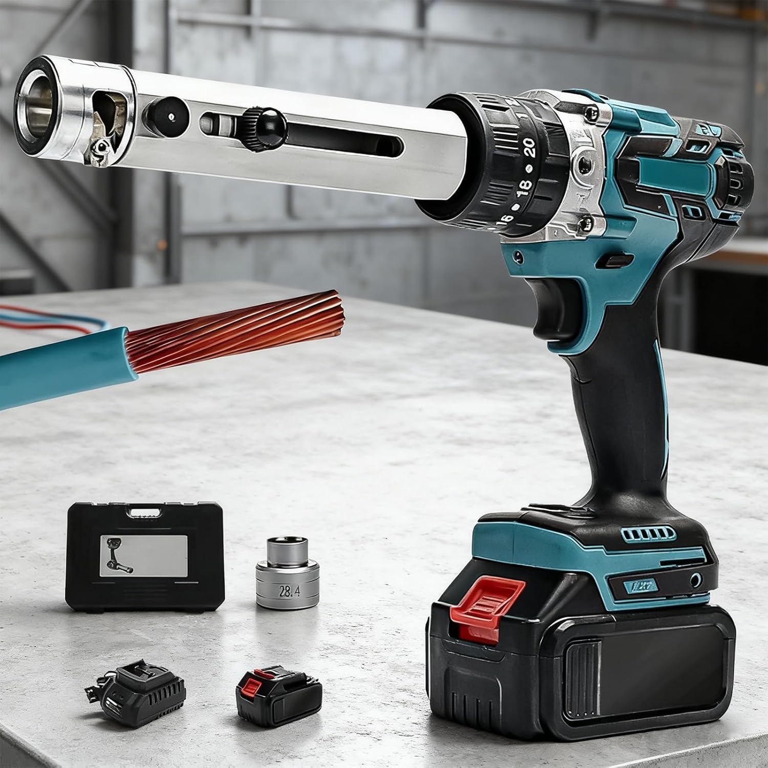 Automatic Wire Stripper Machine with LED Light, 8-600 AWG (50-300mm² ...