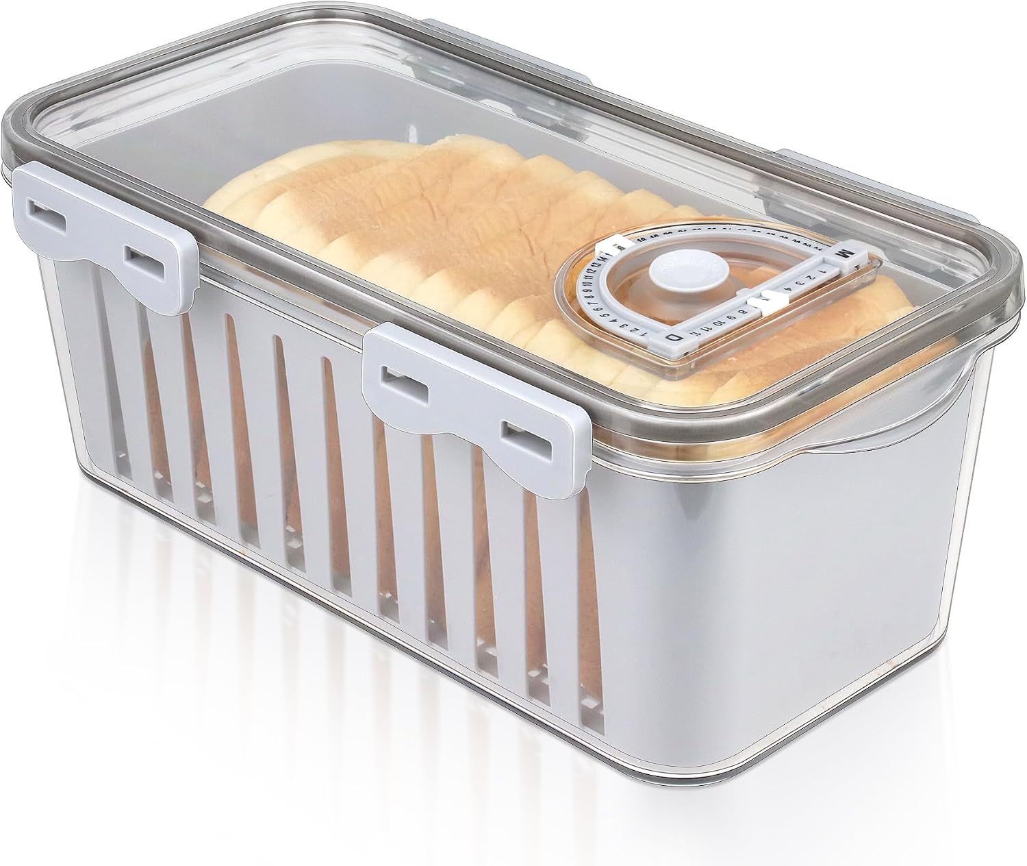 Amazon.com: FIRJOY Bread Storage Container for Homemade Bread (1 Pack L ...