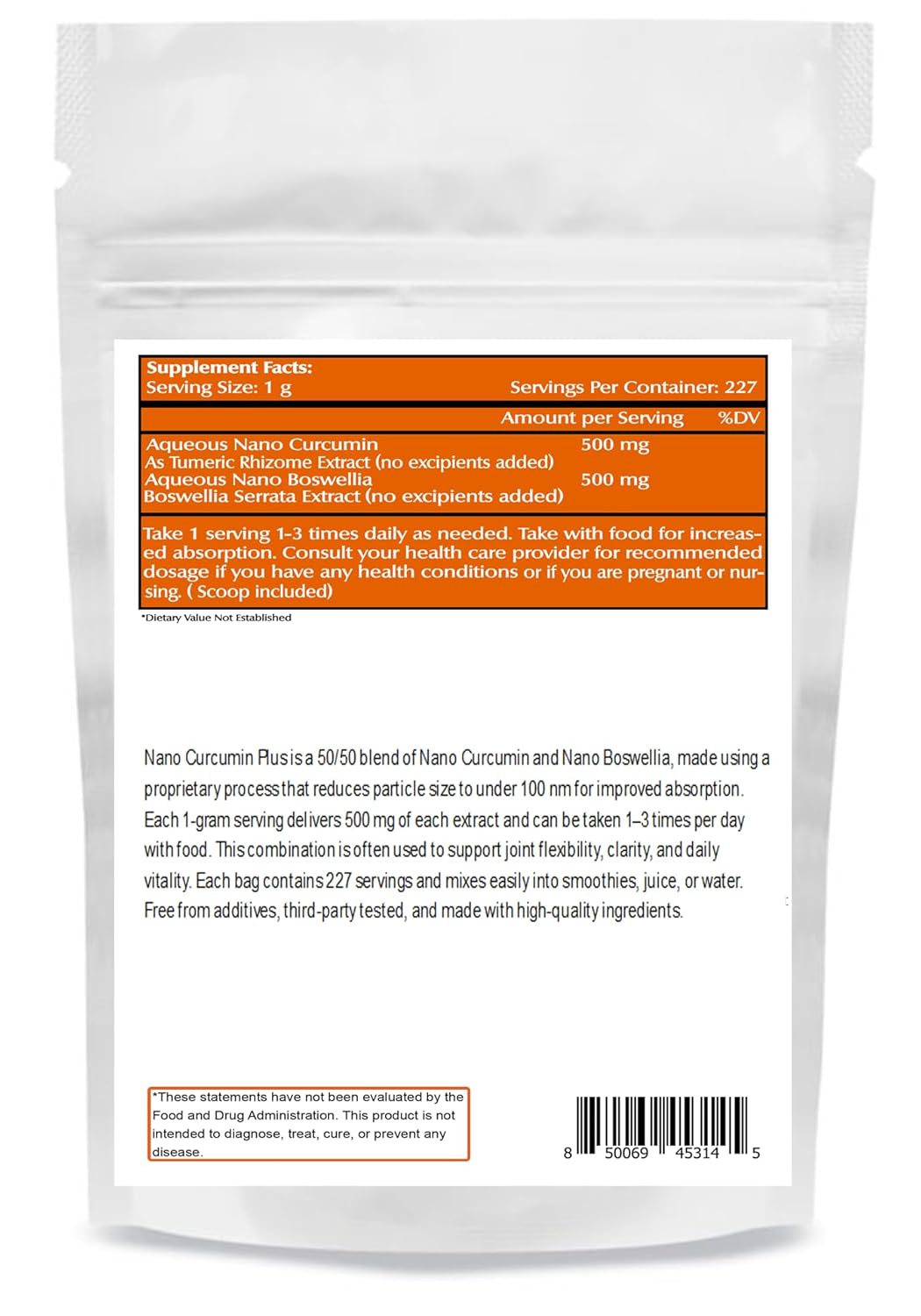 Nano Curcumin Plus 500 mg Cápsulas Veganas (120 Porções) com Alta ...