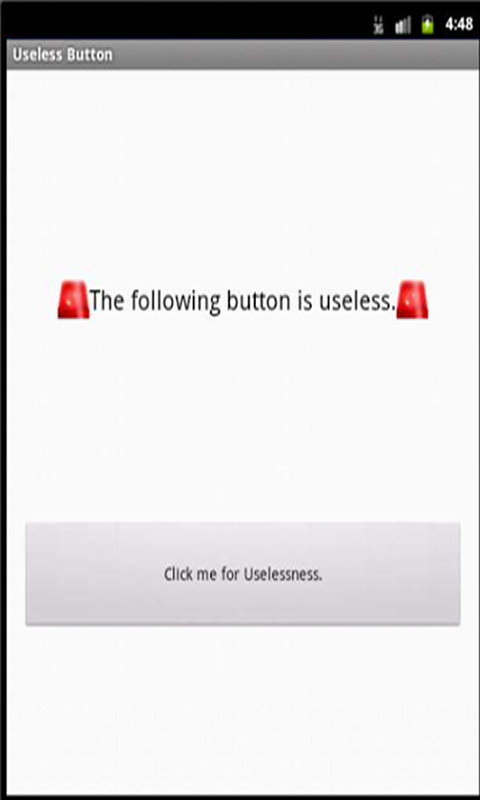 Useless Button - App on the Amazon Appstore